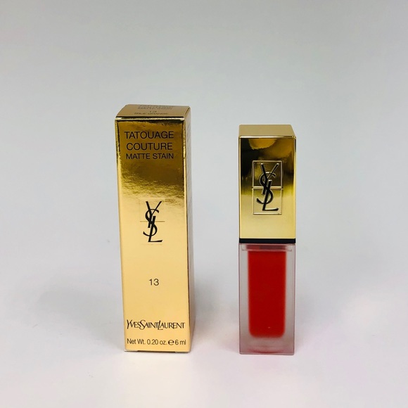 Yves Saint Laurent | Makeup | Ysl Lip Stain 3 True Orange | Poshmark